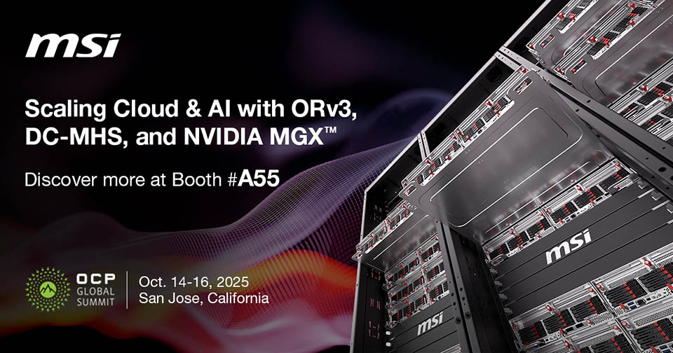 MSI destaca las soluciones ORv3, DC-MHS y MGX en la Cumbre Global OCP ...